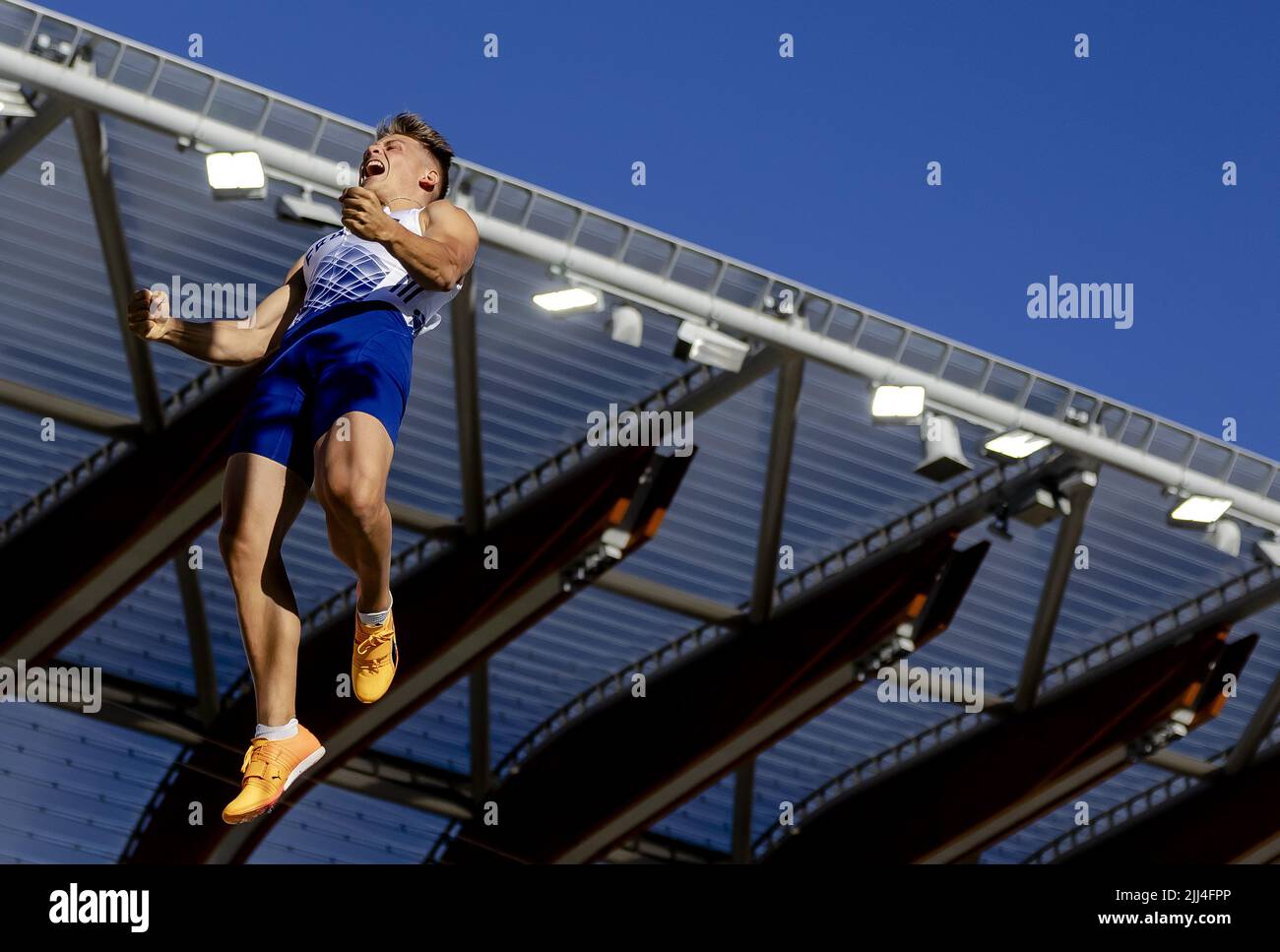 Oregon, USA. 23rd July, 2022. EUGENE - Thibaut Collet (FRA) in action ...