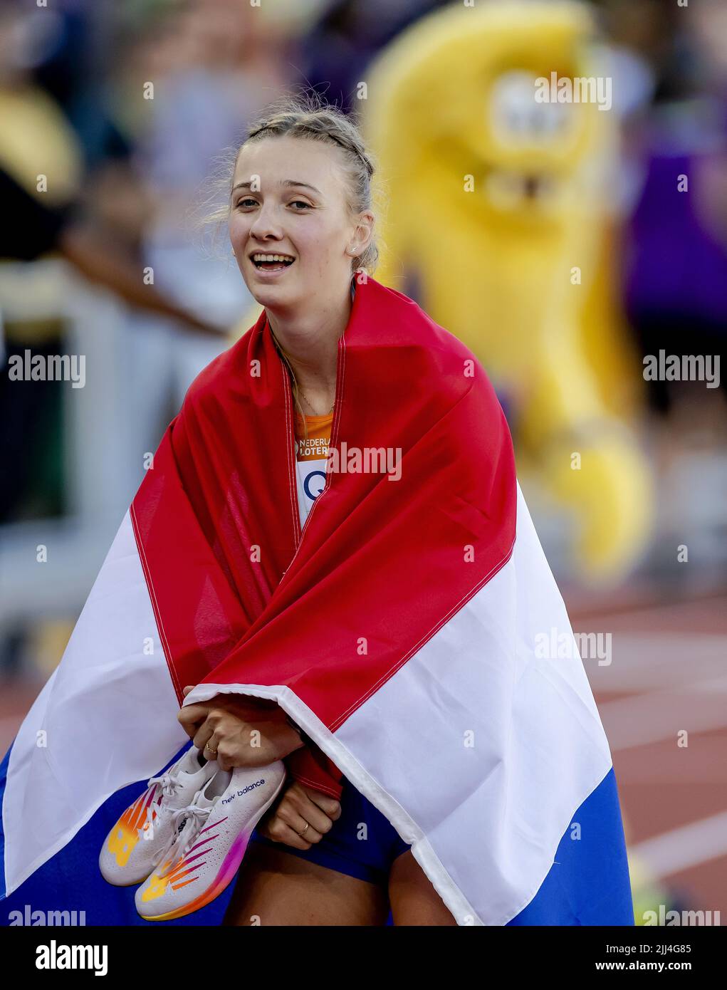 Oregon, USA. 23rd July, 2022. EUGENE - Femke Bol in action during the ...