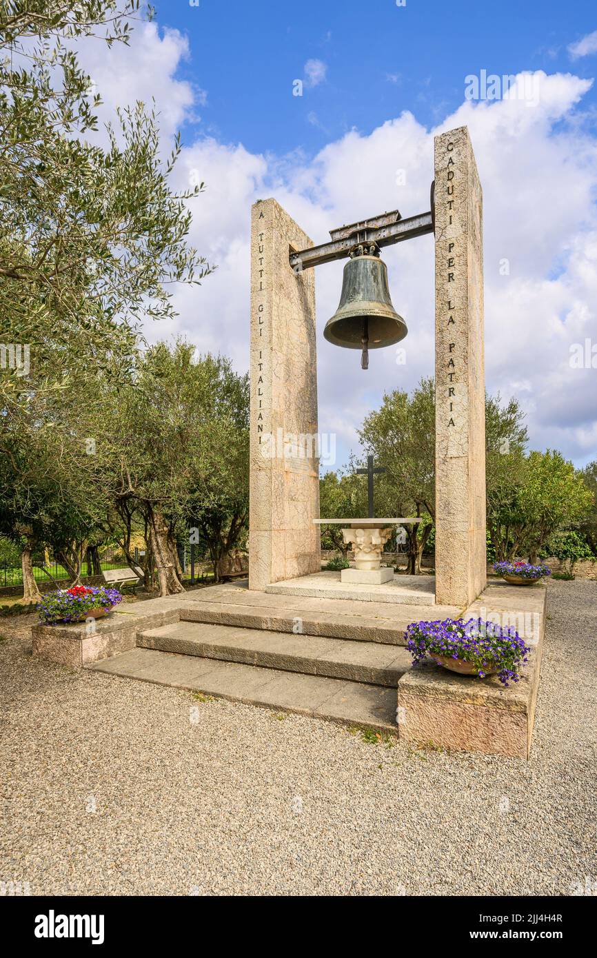 Monument in Memory of the Fallen. War memorial. Sirmione, Italy. High ...