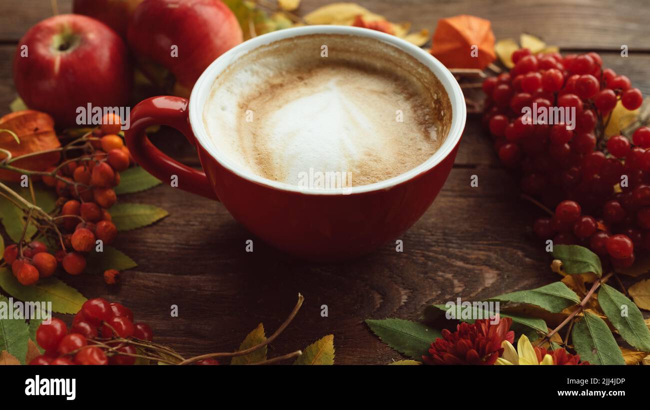 Fall season hot beverage hi-res stock photography and images - Alamy