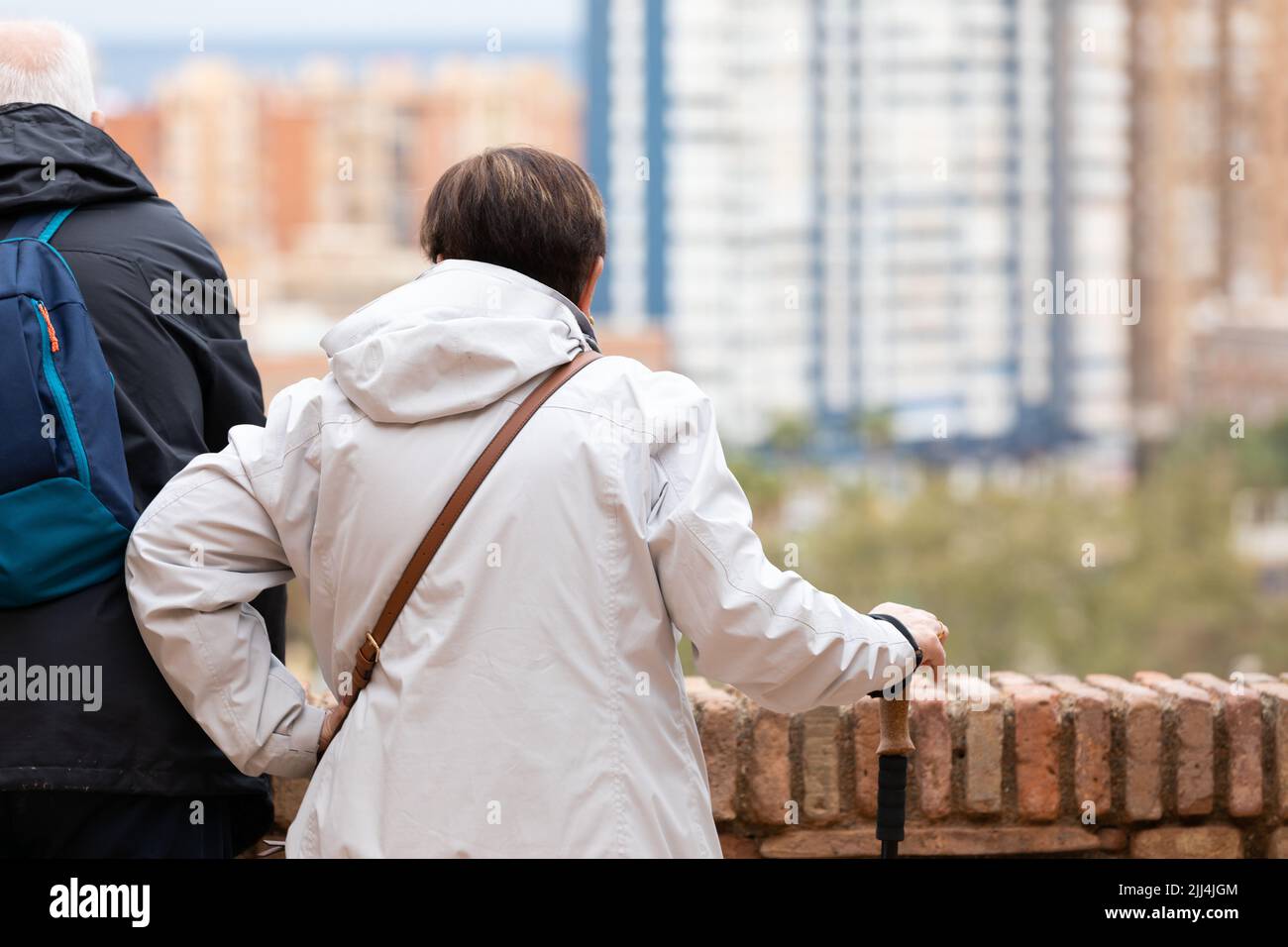 Picture of elderly resting outdoor Stock Photo - Alamy