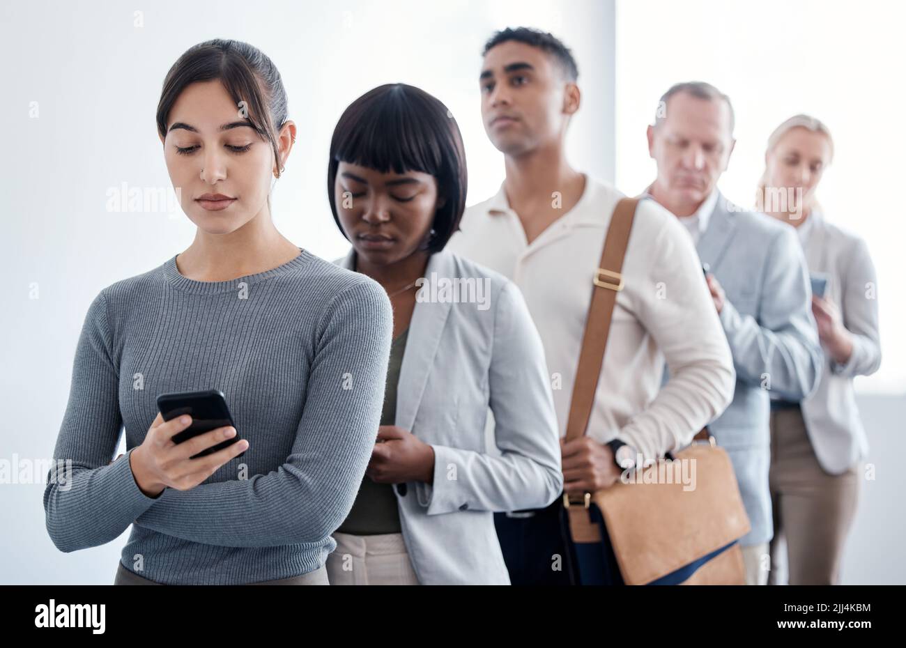 They should be prepared for a long wait. a group of new employees ...