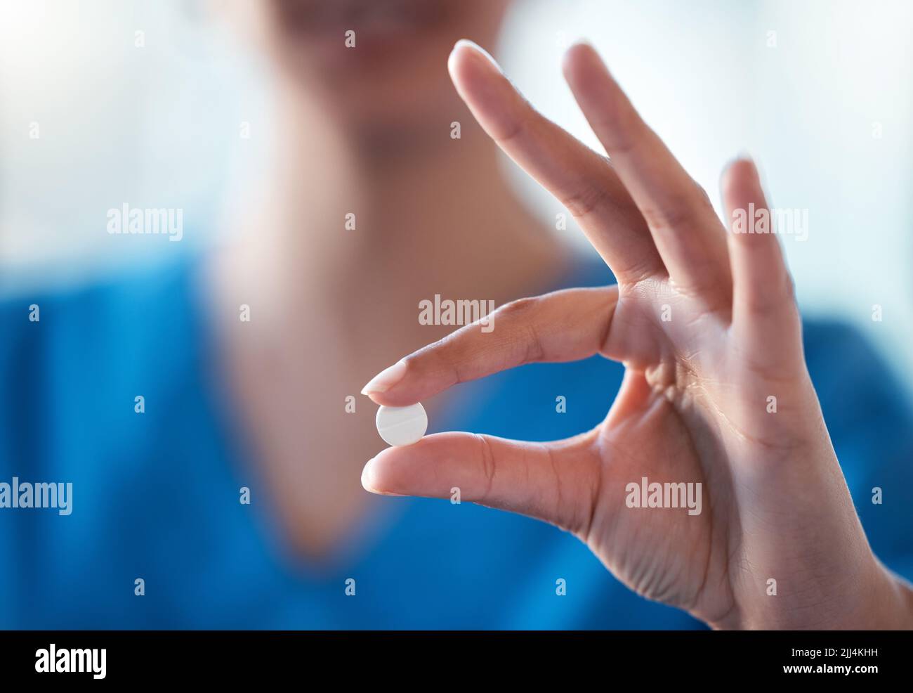 A tiny pill with big results. an unrecognisable doctor recommending ...