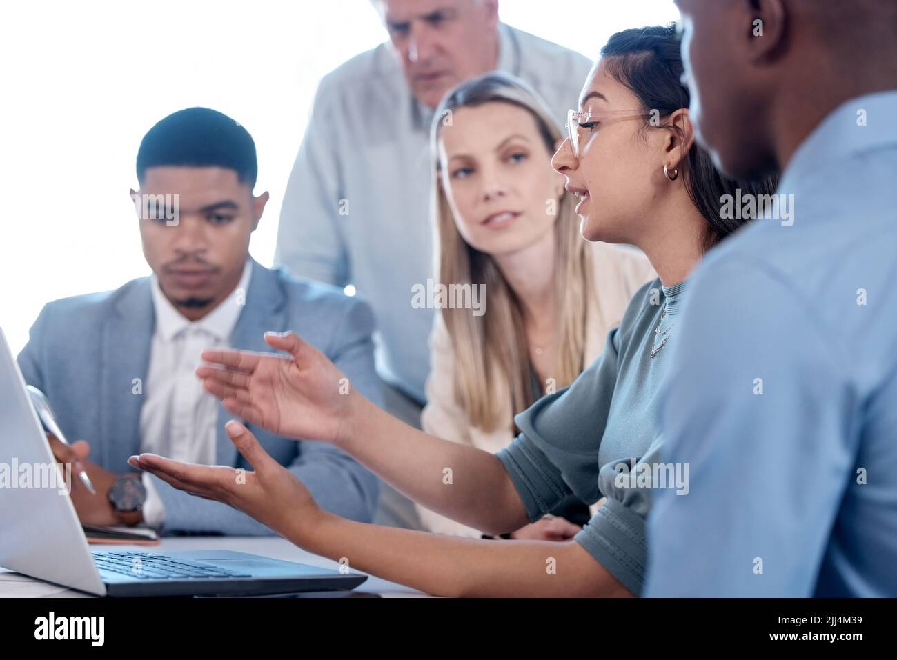 Be open to change. a group of businesspeople having a meeting in a ...