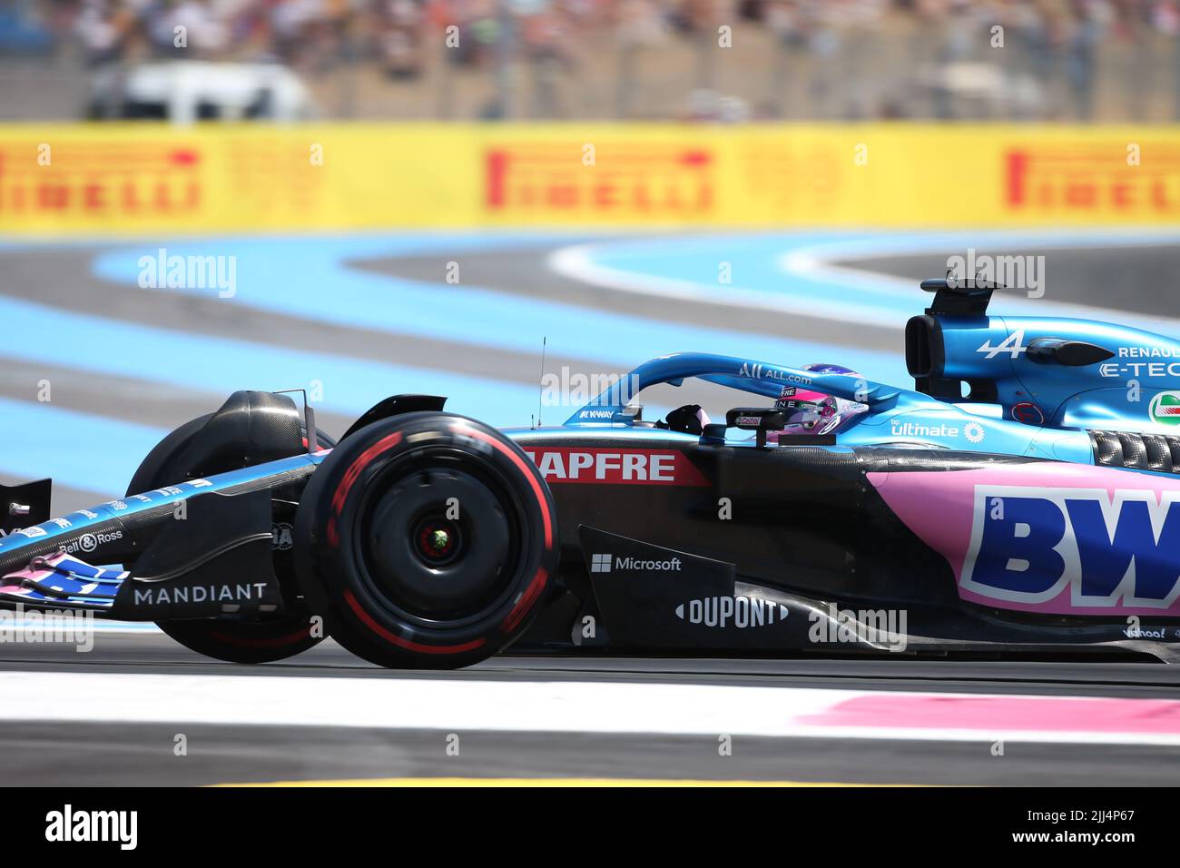 jul 22 2022 Le Castellet, France - F1 2022 France GP - free practice 1 - Fernando Alonso (SPA ...