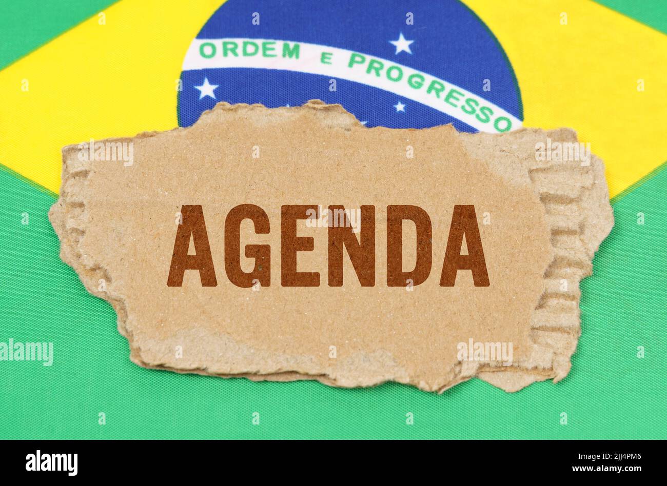 Business and finance concept. Against the background of the flag of ...