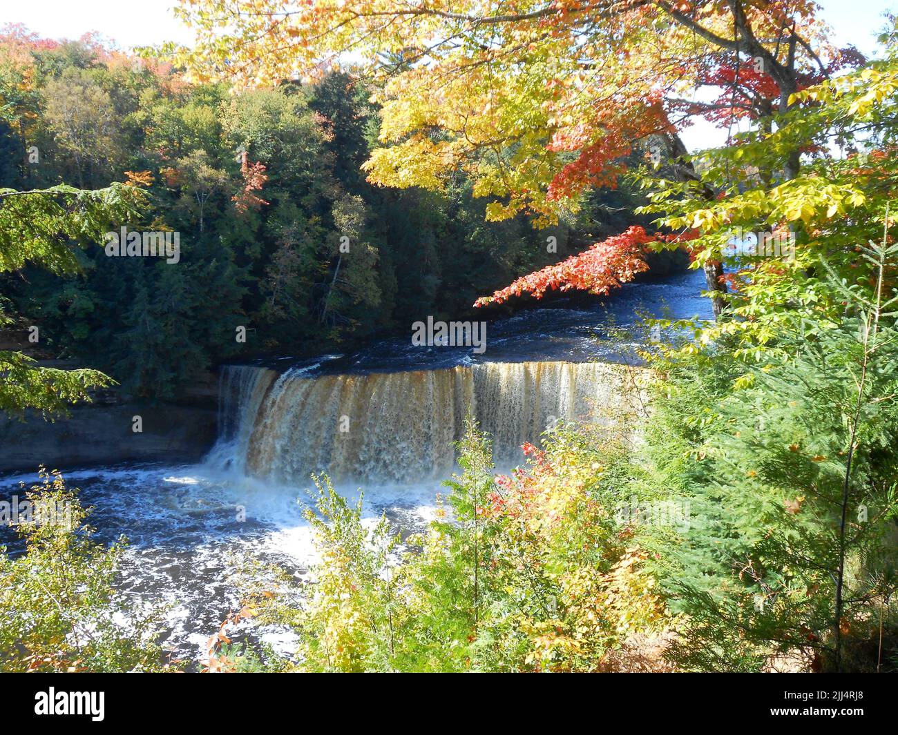 Michigan fall tahquamenon falls hi-res stock photography and images - Alamy