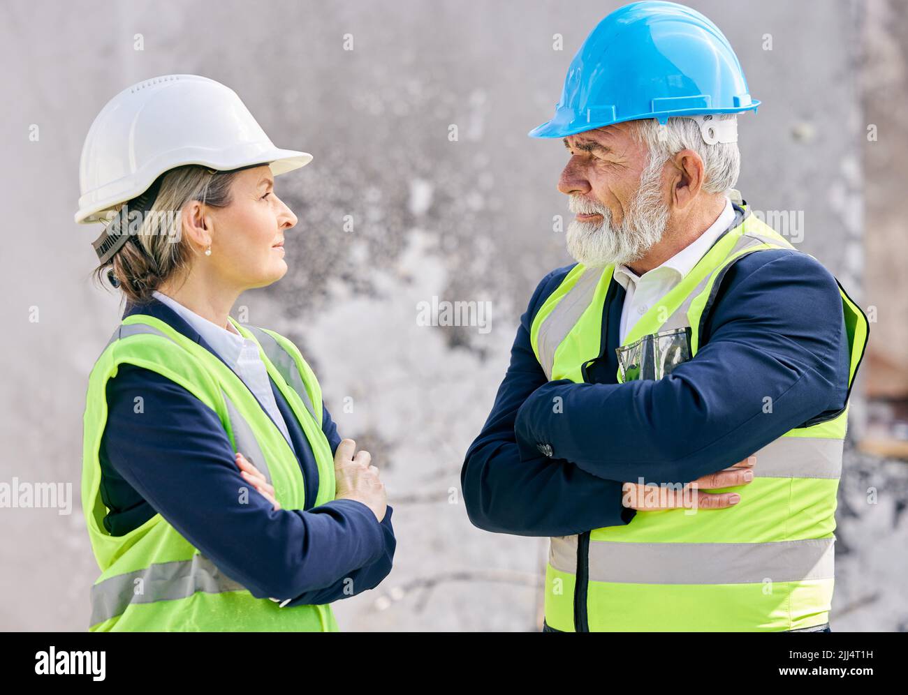 Believe you can and youre halfway there. engineers standing with their ...