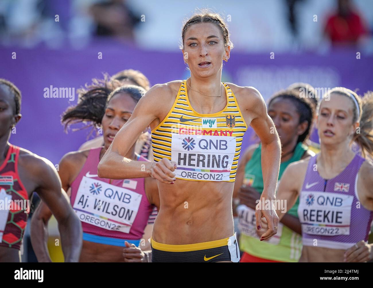Eugene, USA. 22nd July, 2022. Athletics: World Championship, 800m semi ...