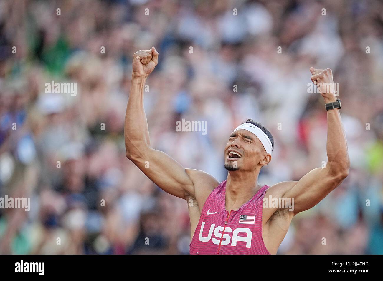 Eugene, USA. 22nd July, 2022. Athletics: World Championship, 400m ...