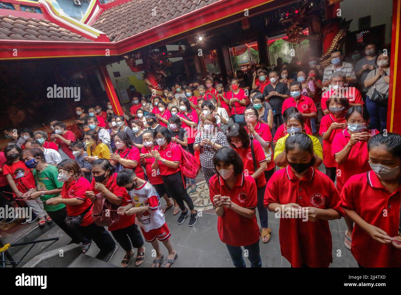 A ritual during the Sejit Celebration of YM Kongco Kwan Kong at ...