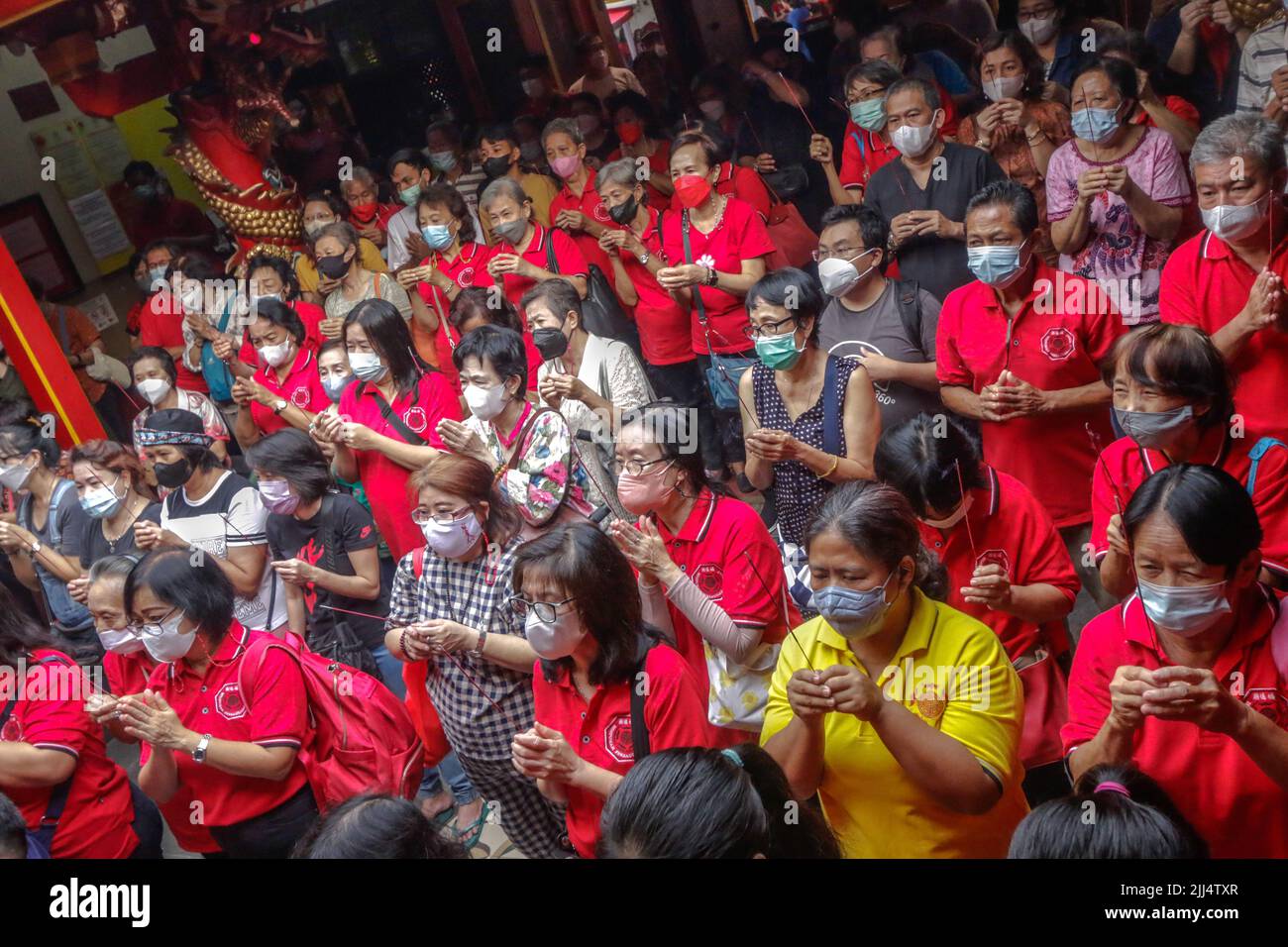 A ritual during the Sejit Celebration of YM Kongco Kwan Kong at ...