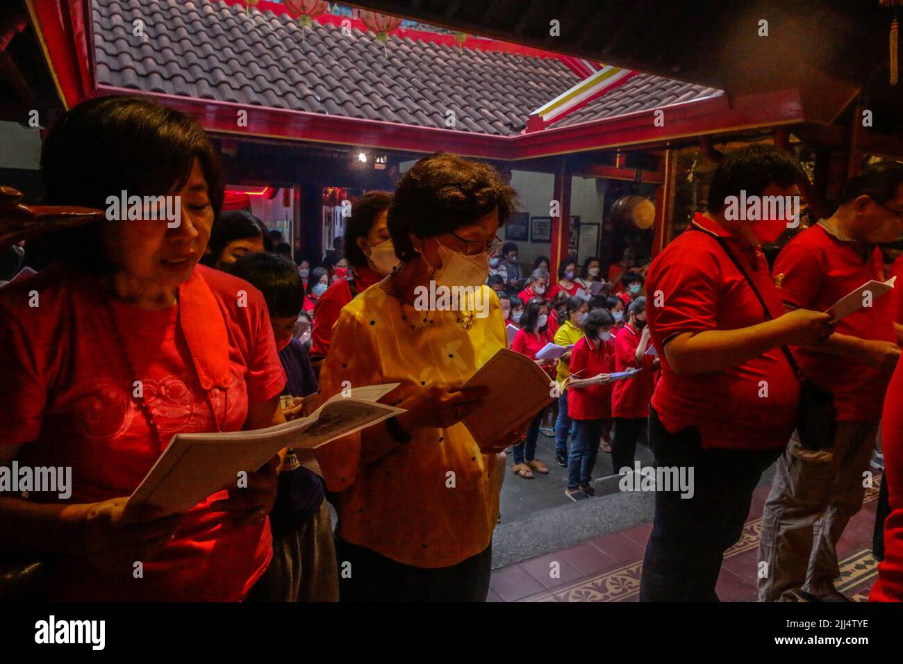 A ritual during the Sejit Celebration of YM Kongco Kwan Kong at ...