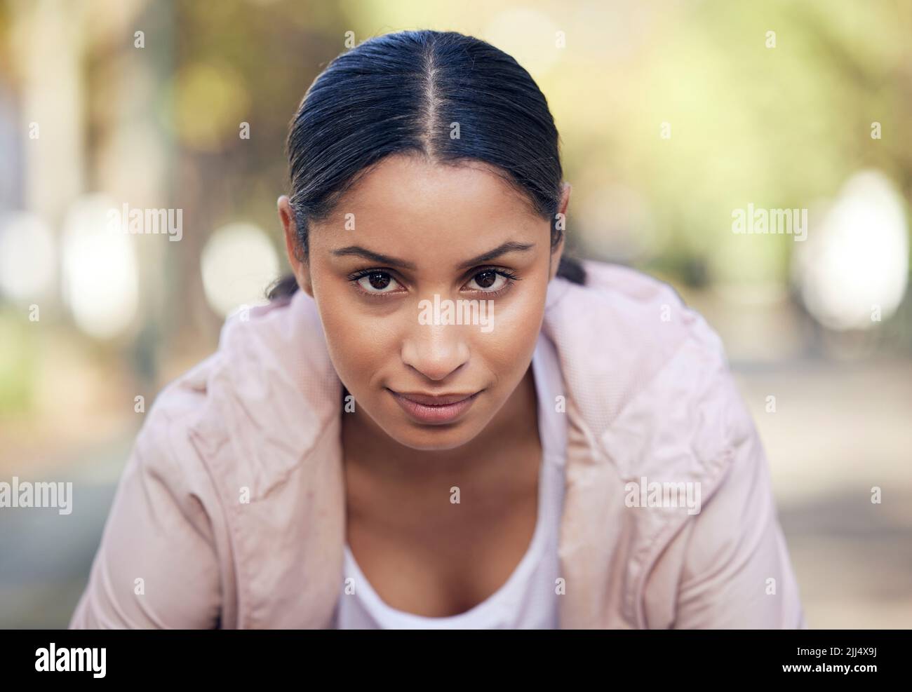 I want it so Im going to work for it. Portrait of a sporty young woman ...