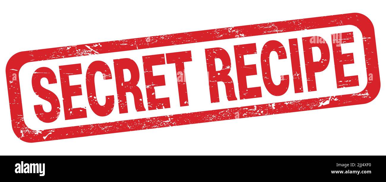 Secret recipe seal hi-res stock photography and images - Alamy