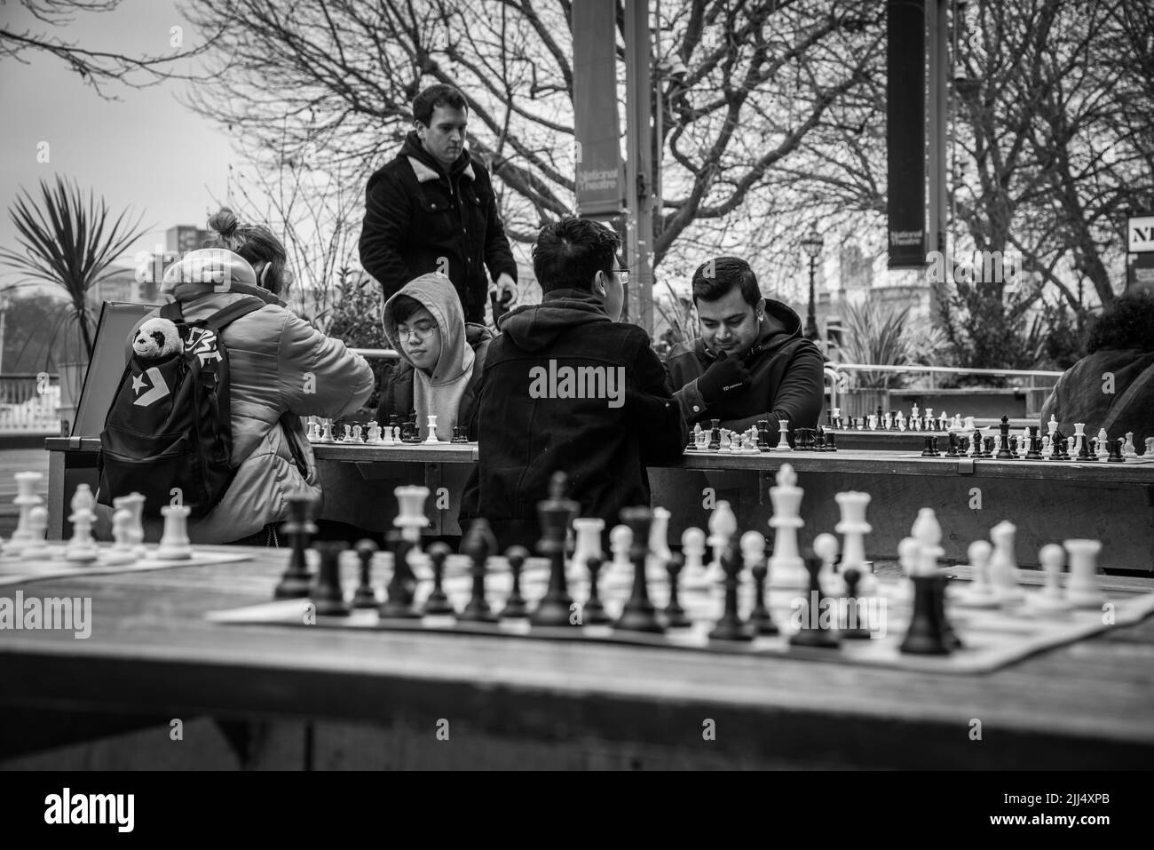 Rook chess piece on board Black and White Stock Photos & Images - Alamy