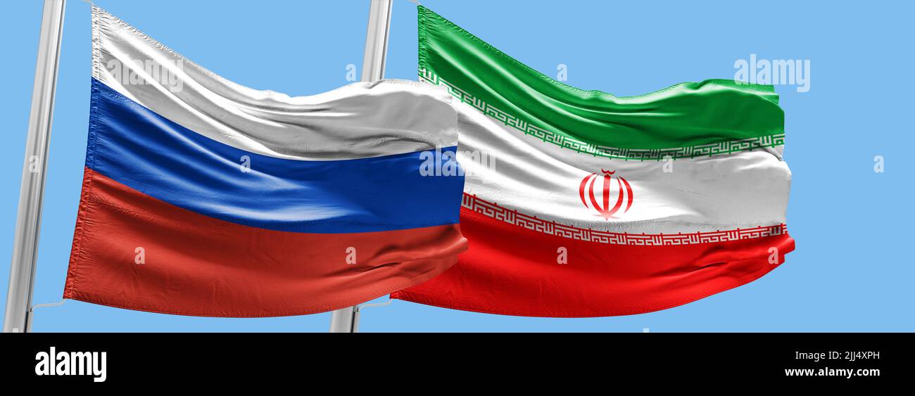 Iran russia flag hi-res stock photography and images - Alamy