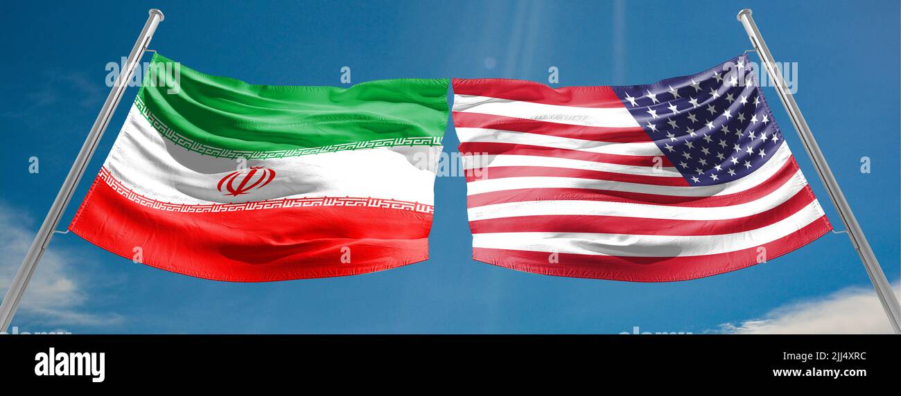Iran united states flag hi-res stock photography and images - Alamy