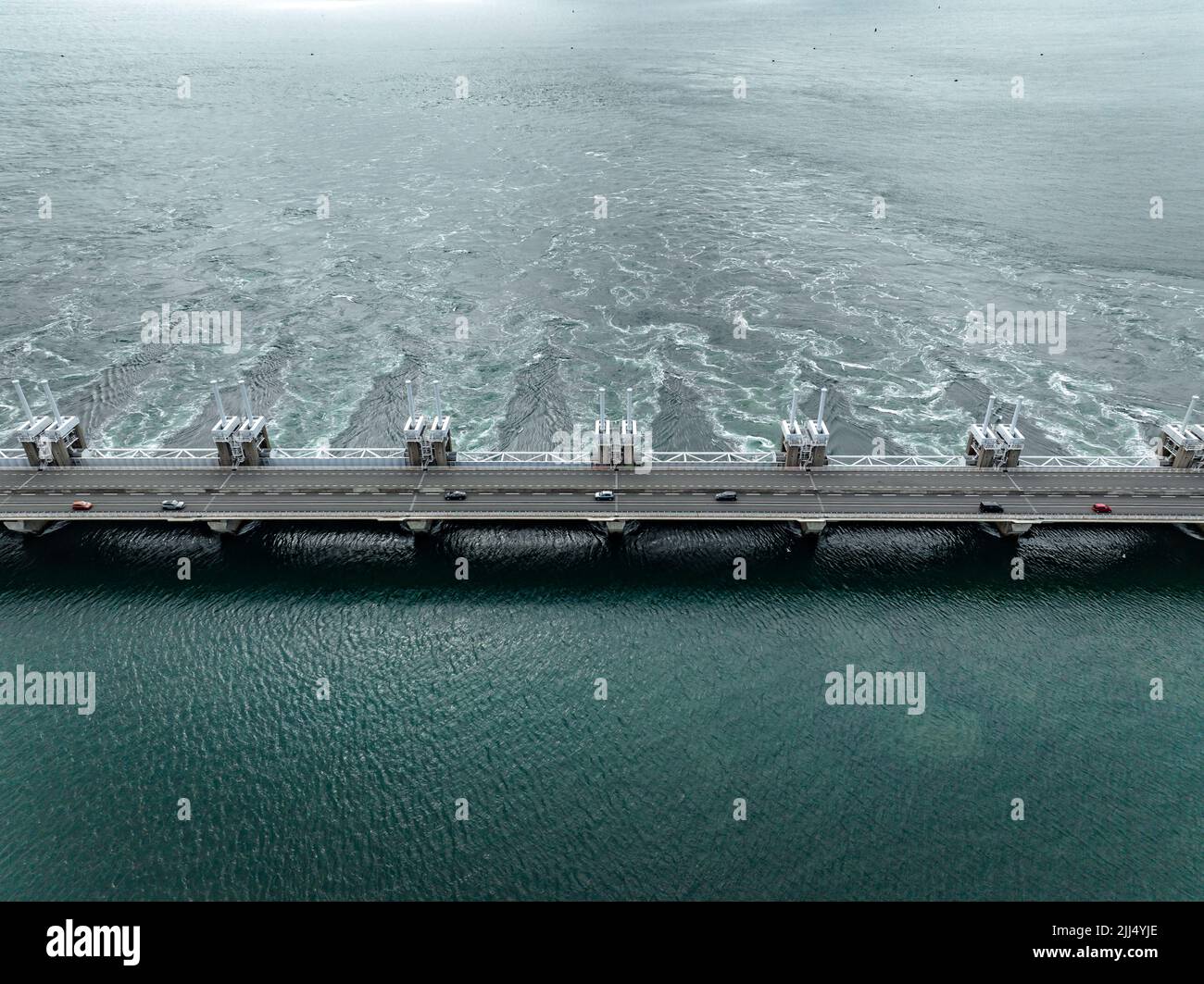 Netherlands Storm Surge Barrier to Protect the Mainland from Rising Sea ...