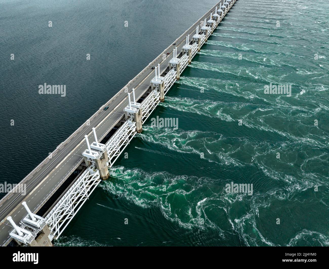 Netherlands Storm Surge Barrier to Protect the Mainland from Rising Sea ...