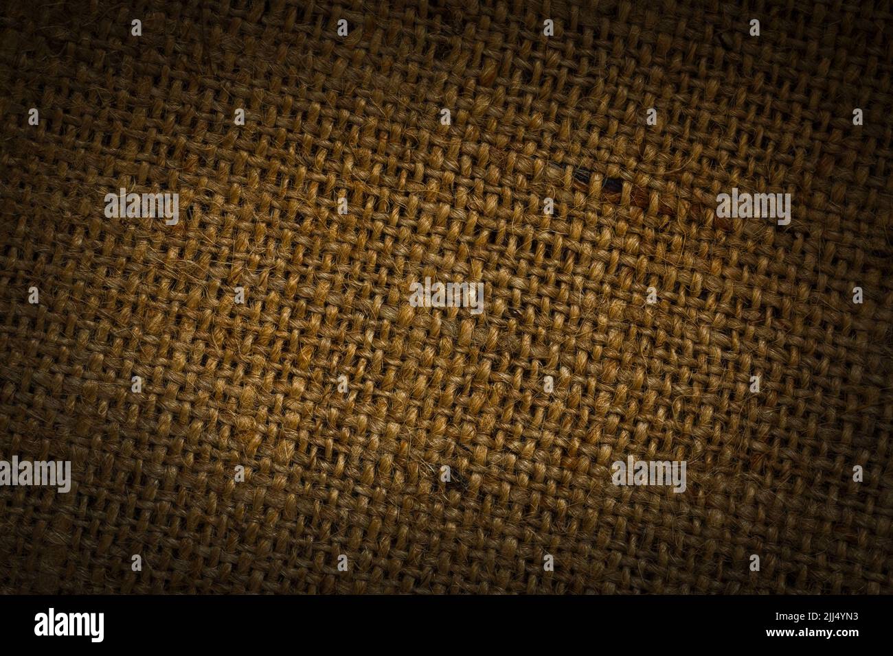 close up of brown sacking texture with dark frame Stock Photo - Alamy