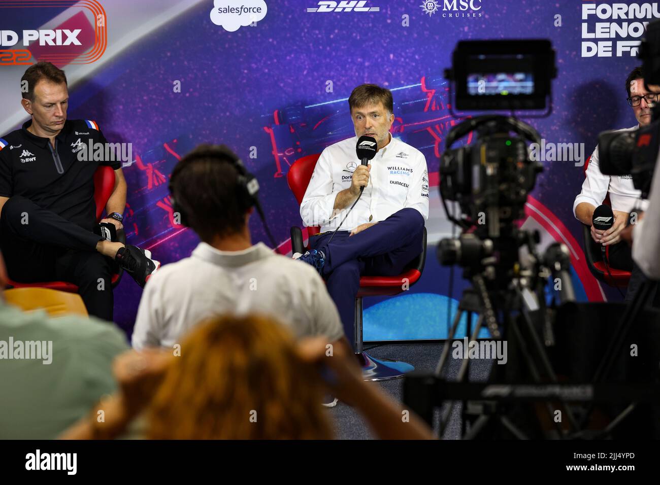 Le Castellet, France . 23rd July, 2022. Press conference with ROSSI ...