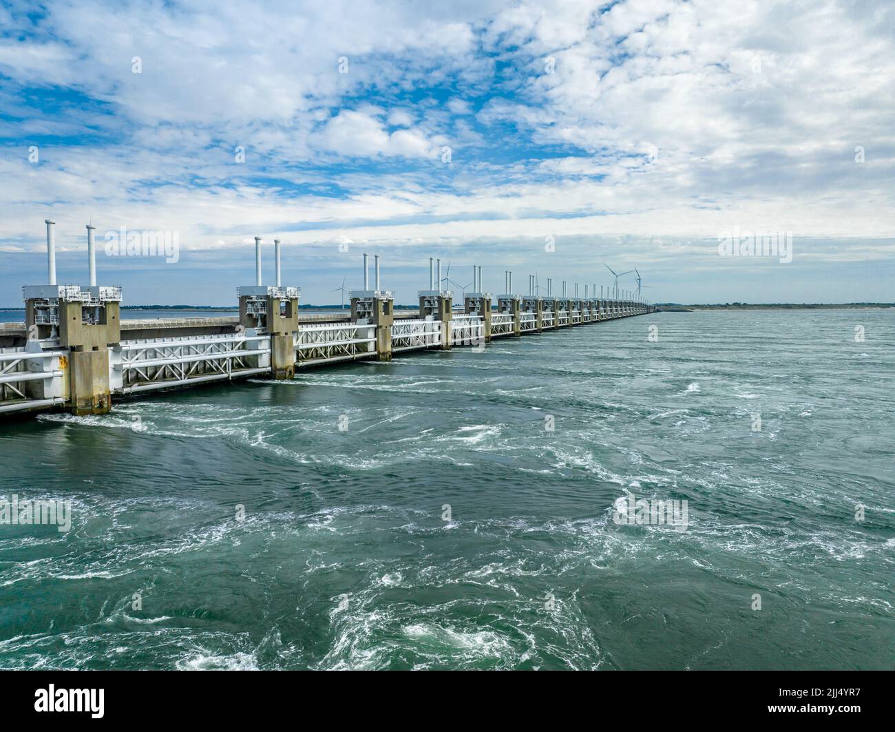 Netherlands Storm Surge Barrier to Protect the Mainland from Rising Sea ...
