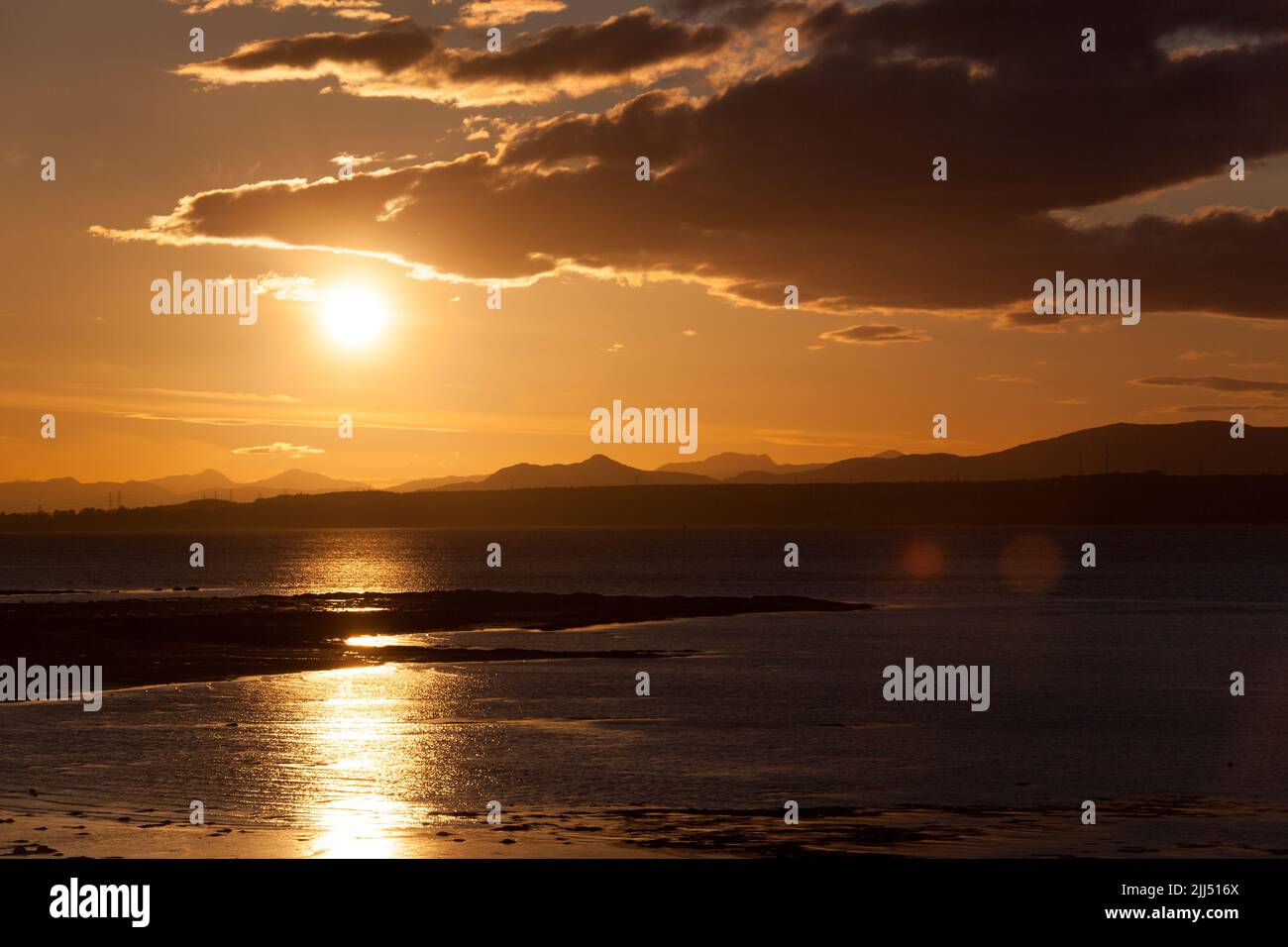 Village of, Blackness, Scotland. The Firth of Forth with the area of ...
