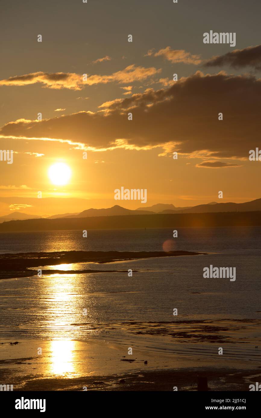 Village of, Blackness, Scotland. The Firth of Forth with the area of ...
