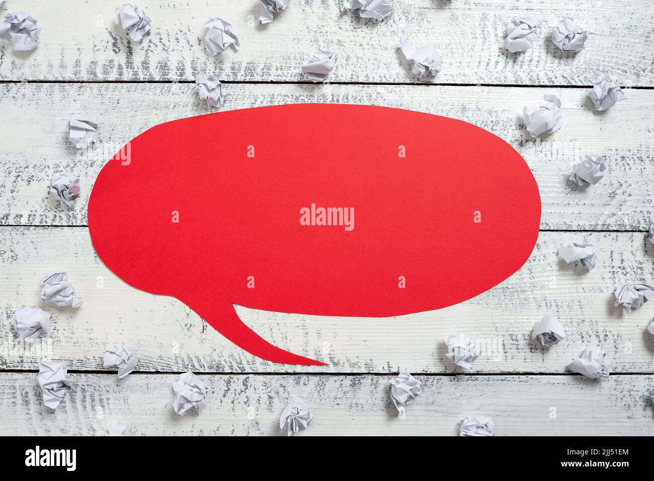 Paper Wraps Placed Around Speech Bubble With Important Information ...