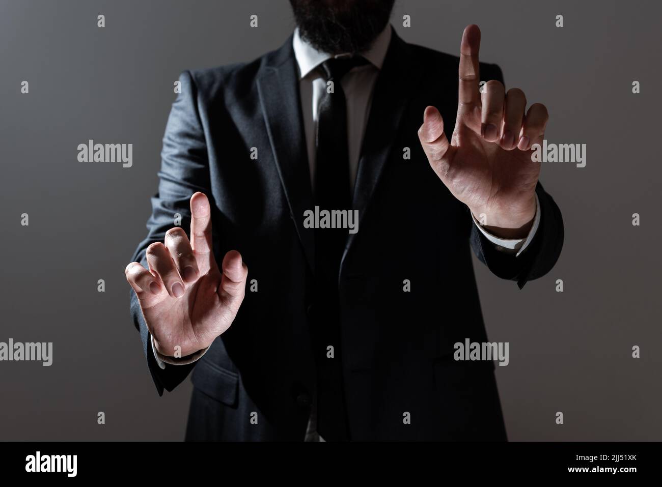 Two index fingers touching hi-res stock photography and images - Alamy