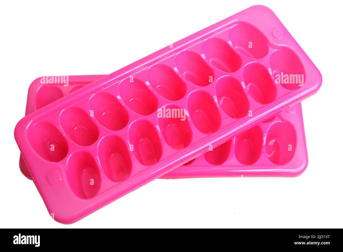 Plastic pink mold for ice. Refrigeration of drinks Stock Photo - Alamy
