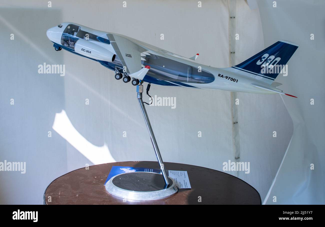 August 30, 2019, Moscow region, Russia. The layout of the Russian ...