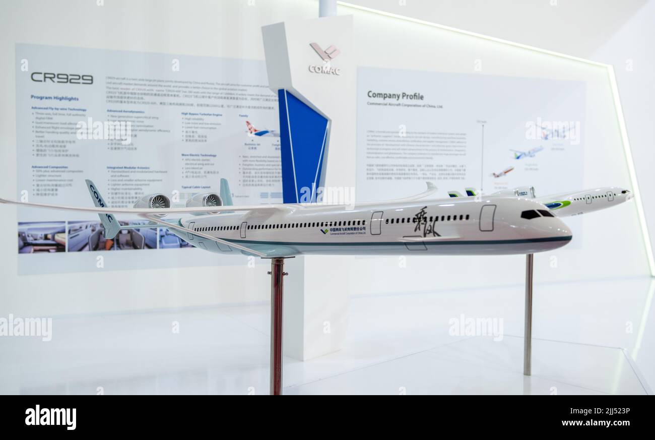 August 30, 2019, Moscow region, Russia. Layout of the Chinese future ...