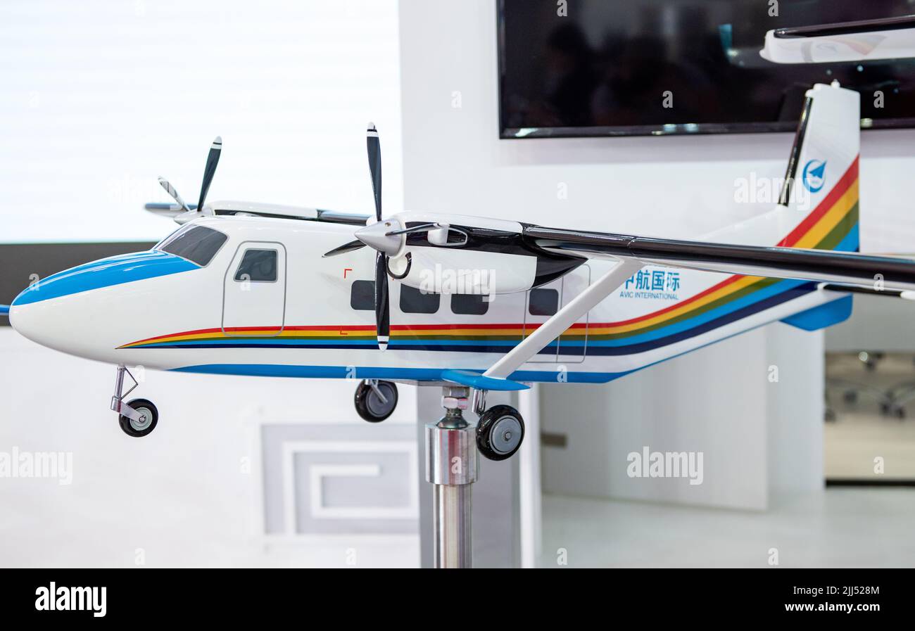 August 30, 2019, Moscow region, Russia. A mock-up of the Chinese twin ...