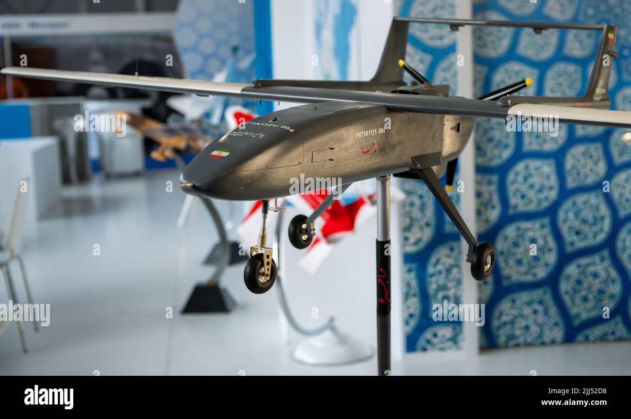 August 30, 2019, Moscow region, Russia. Model of the Iranian tactical ...