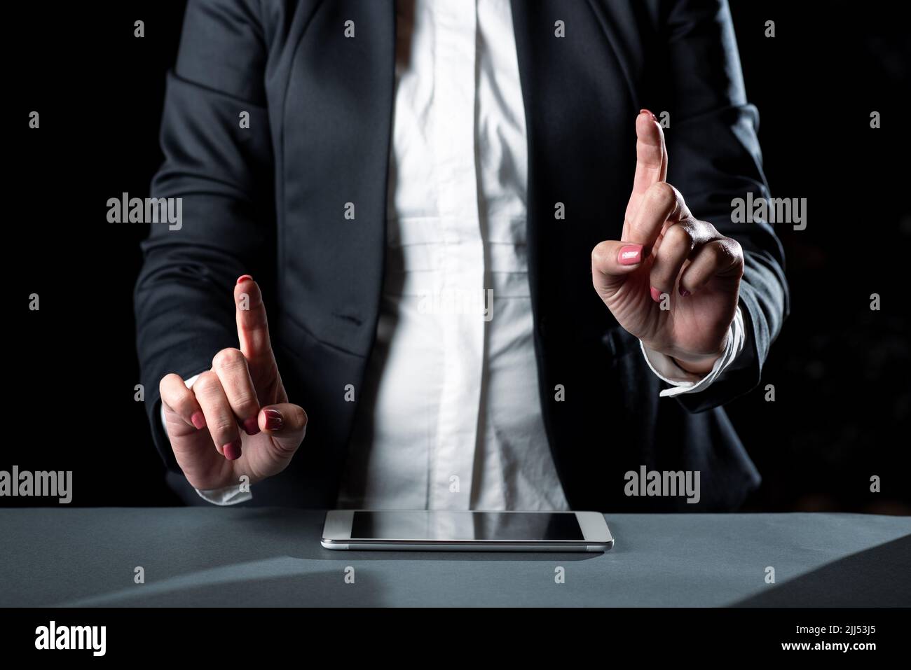 Two index fingers touching hi-res stock photography and images - Alamy