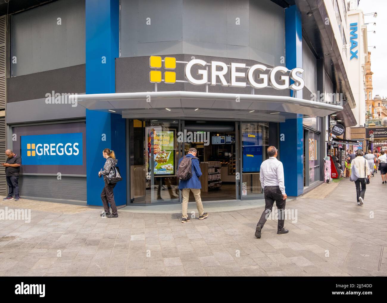 Greggs the Bakers opens store at One Leicesters Square, Central London ...