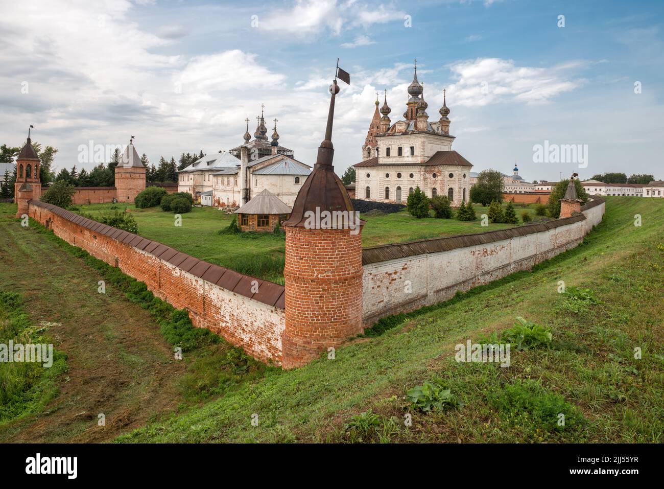 View of the Yuryev Kremlin (Archangel Michael Yurievsky Monastery), the ...