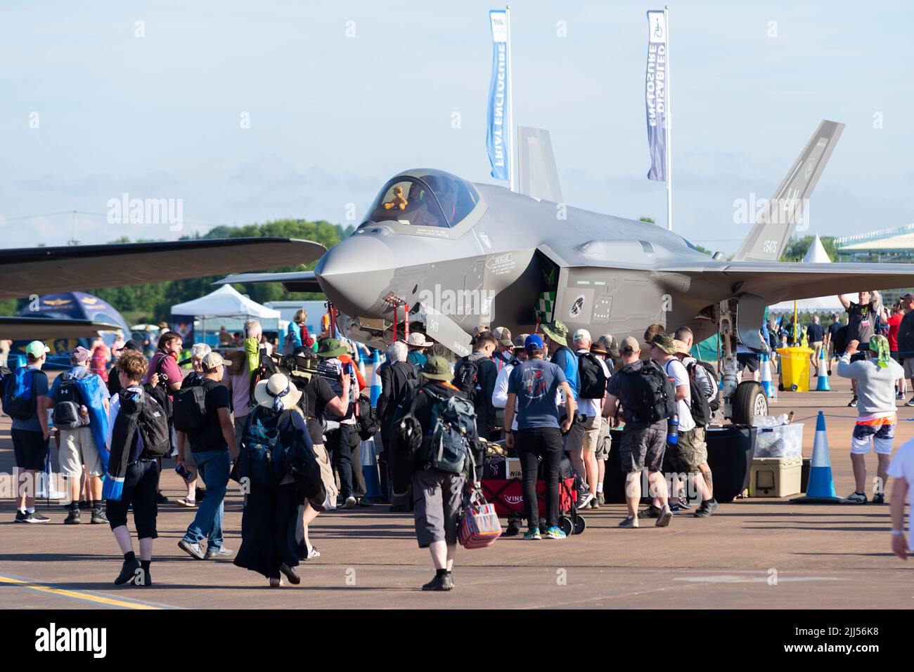 Lockheed Martin F-35A Lightning II on static display at the Royal ...
