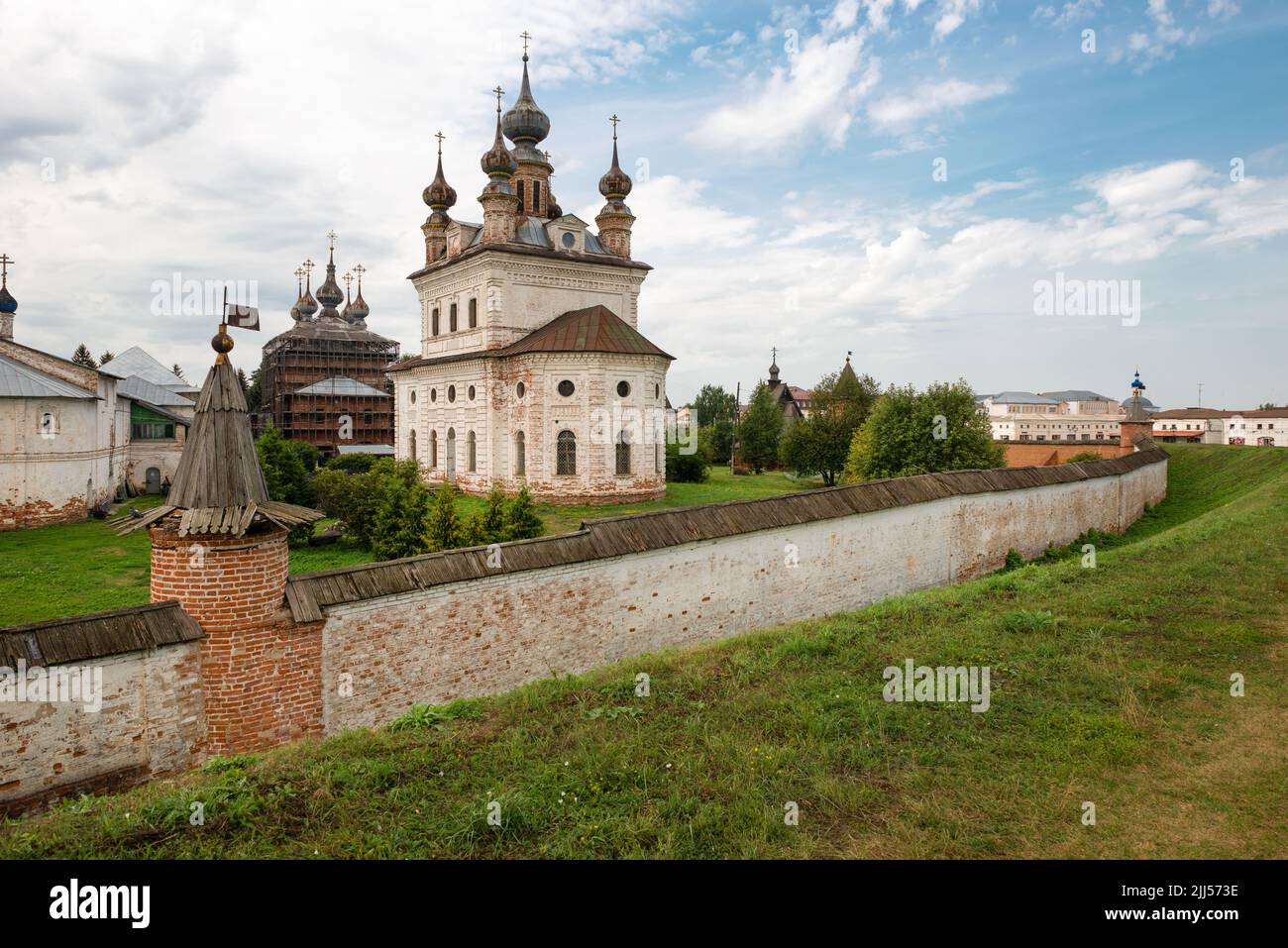 View of the Yuryev Kremlin (Archangel Michael Yurievsky Monastery), the ...