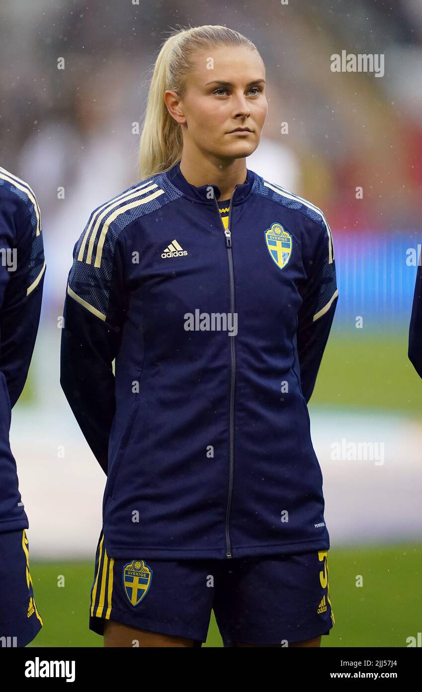 Sweden’s Amanda Nilden during the UEFA Women's Euro 2022 quarter-final ...