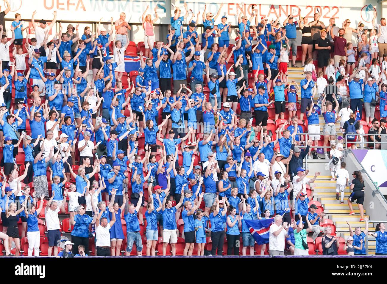 Iceland viking football fans hi-res stock photography and images - Alamy