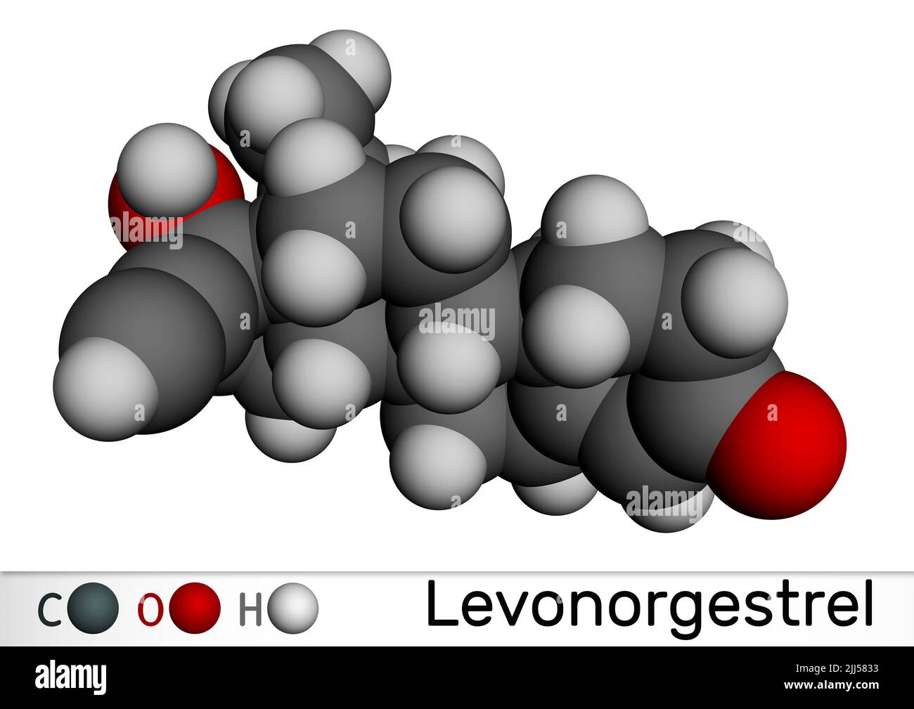 Levonorgestrel progestin molecule. It is synthetic progestogen ...