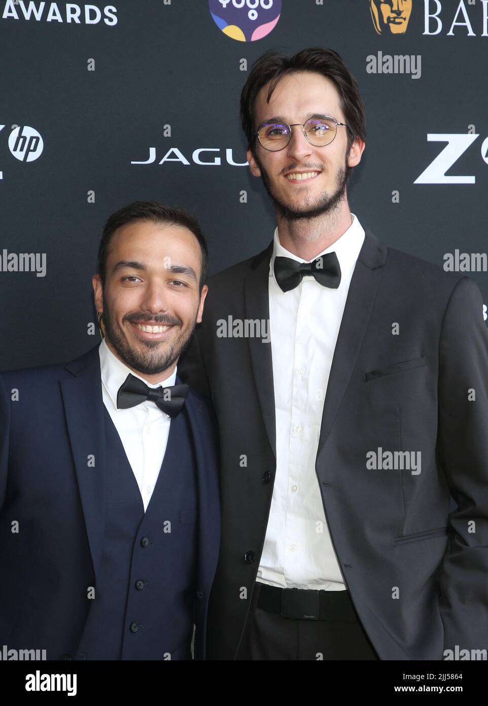 Los Angeles, USA. 22nd July, 2022. Yanis Belaid, Elliot Benard, at the ...