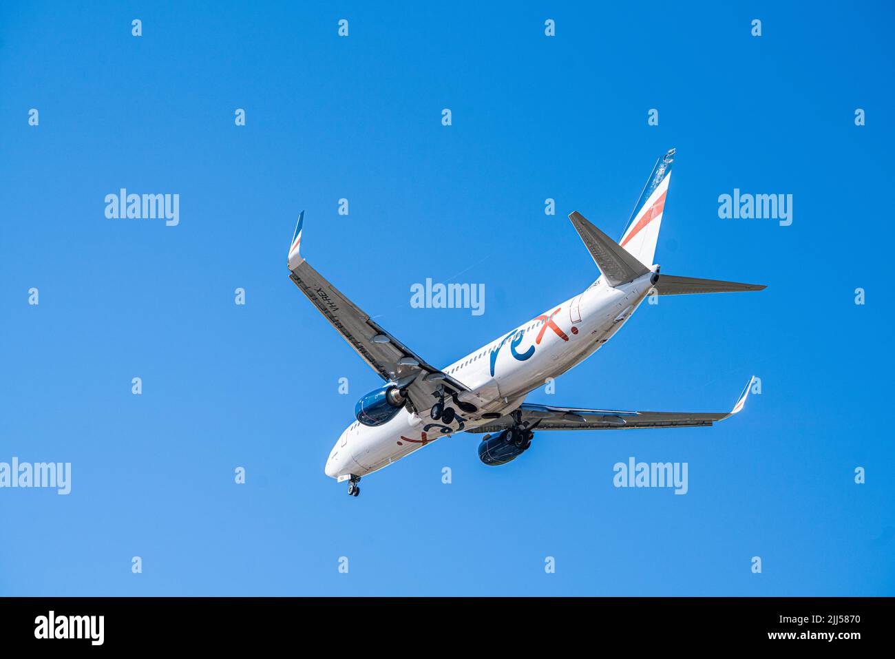 23 July 2022: A REX, Regional Express Airline, Boeing 737-800 Stock ...