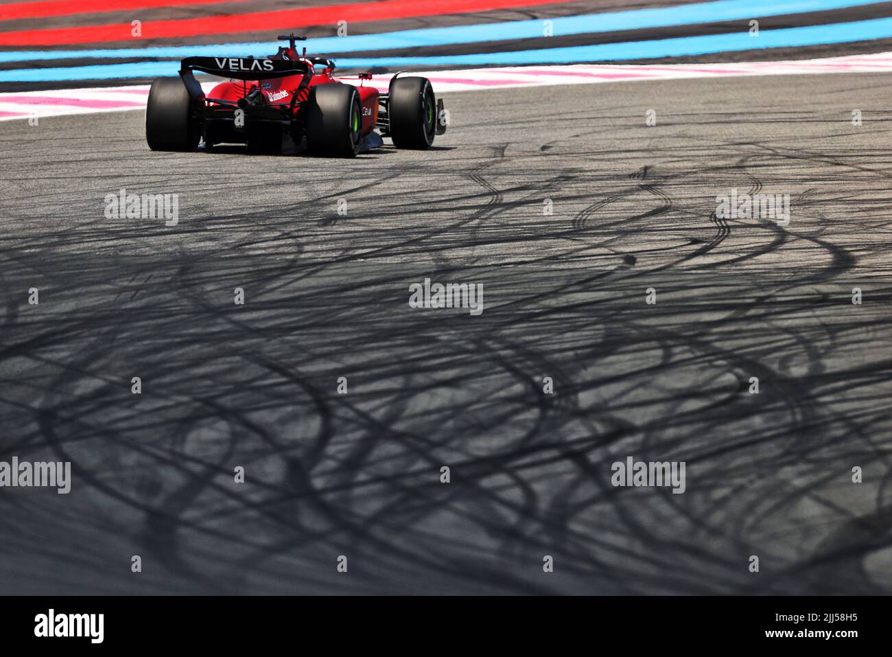 Le Castellet, France. 23rd July, 2022. Charles Leclerc (MON) Ferrari F1 ...