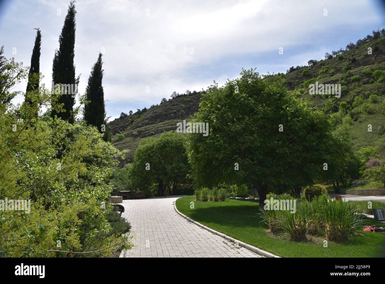 Landscape and Cityscape of Georgia Stock Photo - Alamy