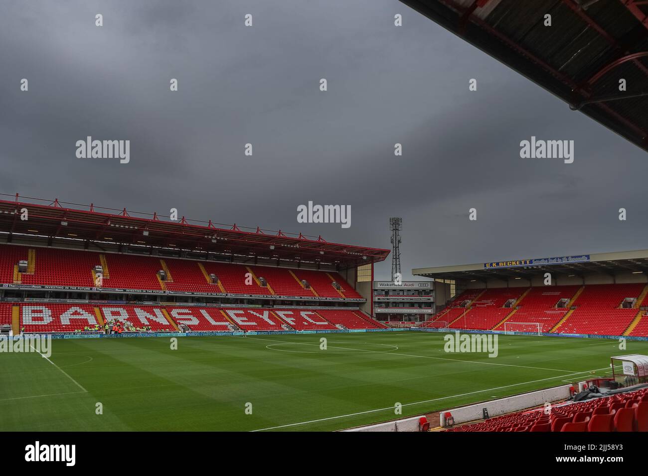 General view of Oakwell Stadium home of Barnsley FC Stock Photo - Alamy