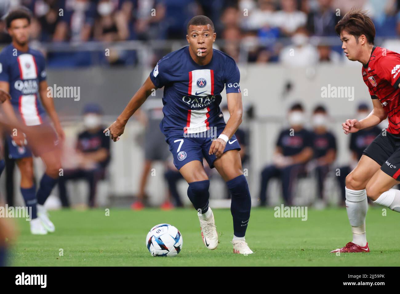 Saitama, Japan. 23rd July, 2022. Kylian Mbappe (PSG) Football/Soccer ...